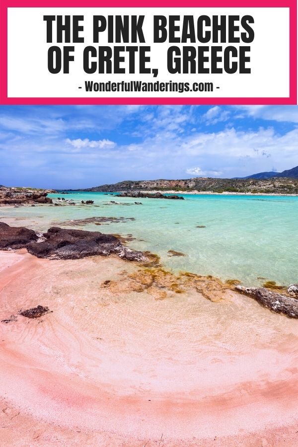 A day at the lovely pink Elafonisi beach in Crete, Greece